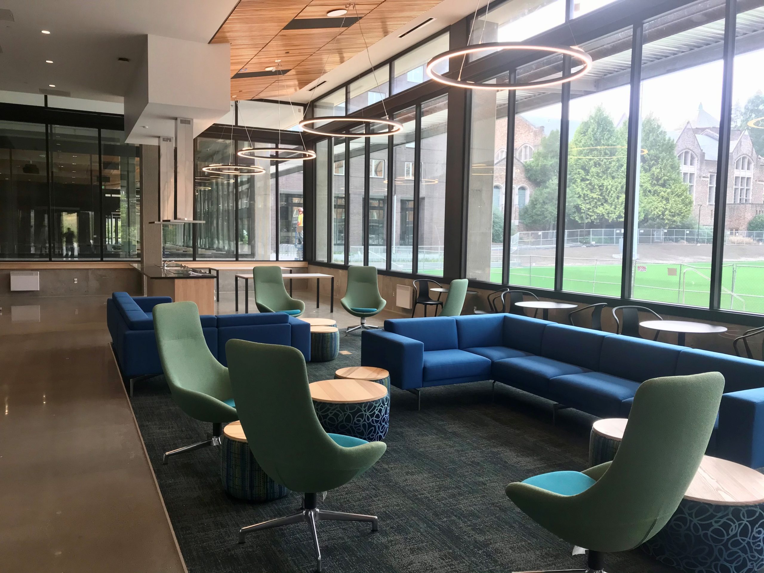University of Washington Oak Hall, Lewis Grove, Denny Field — Absher