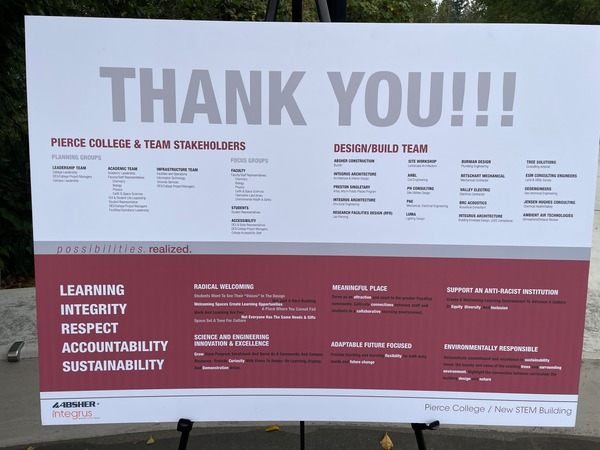 Pierce Community College STEM Building — Absher